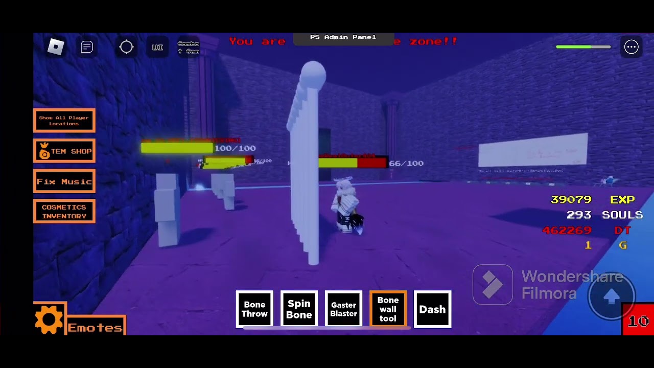 Undertale Arena Toolbox sans showcase - YouTube