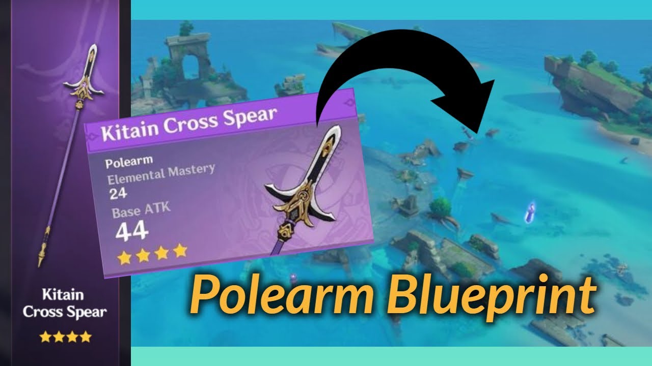 HOW To GET Inazuma Polearm Blueprint - Genshin Impact (Go back and ...