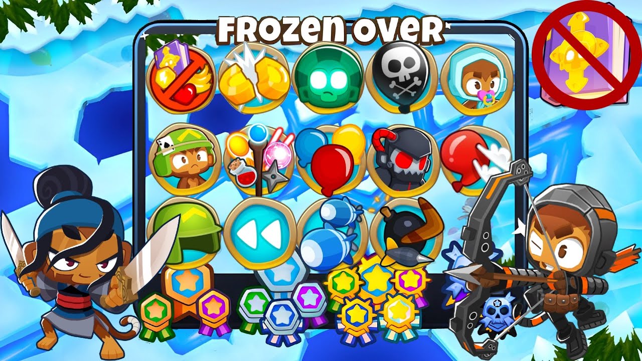 Frozen Over FULL MAP Guide | No Monkey Knowledge | BTD 6 (2023 Updated ...