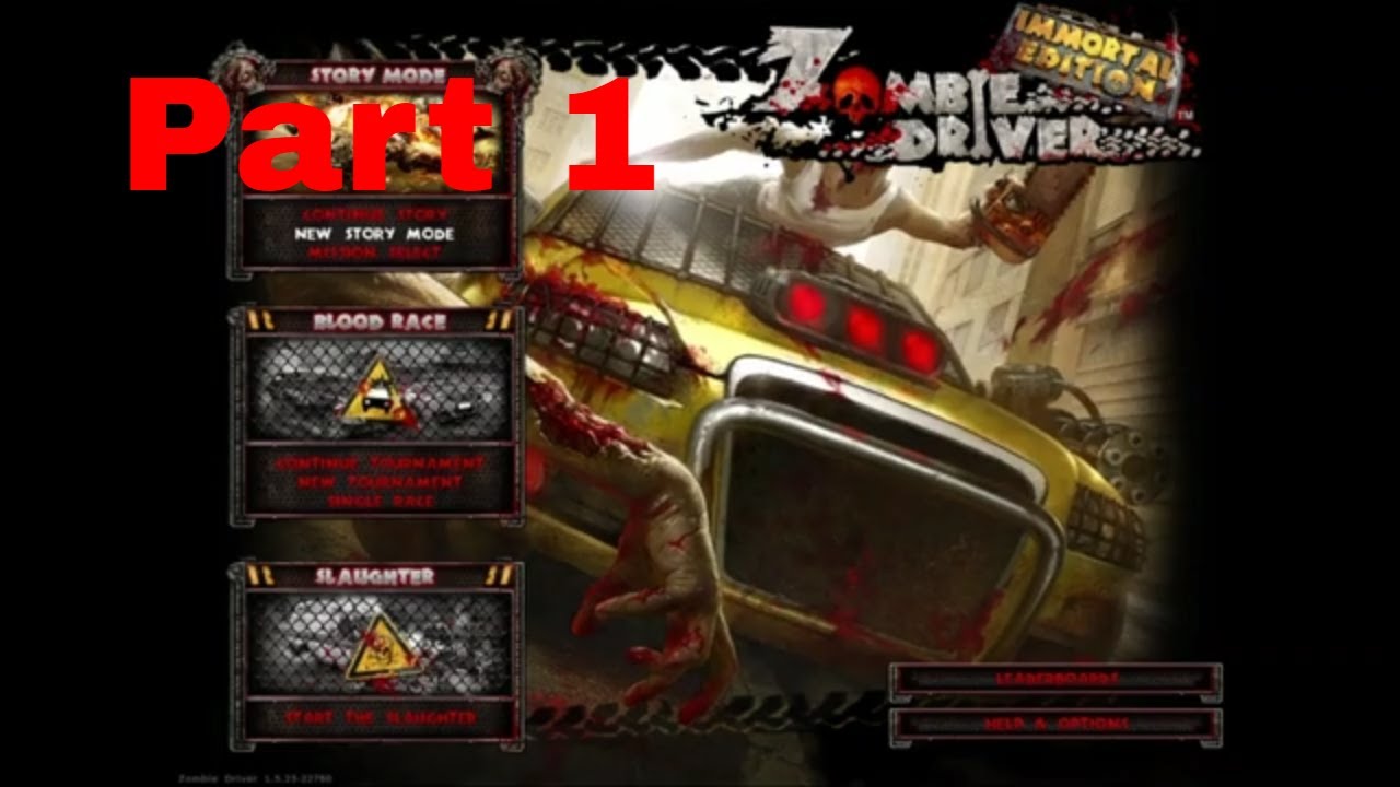 Zombie driver (PS4) part 1 lets start destroying zombies - YouTube