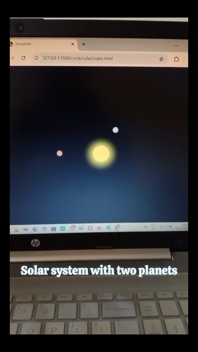 solar system of two planets with HTML CSS#webdevelopment#htmlcssproject #coding - YouTube