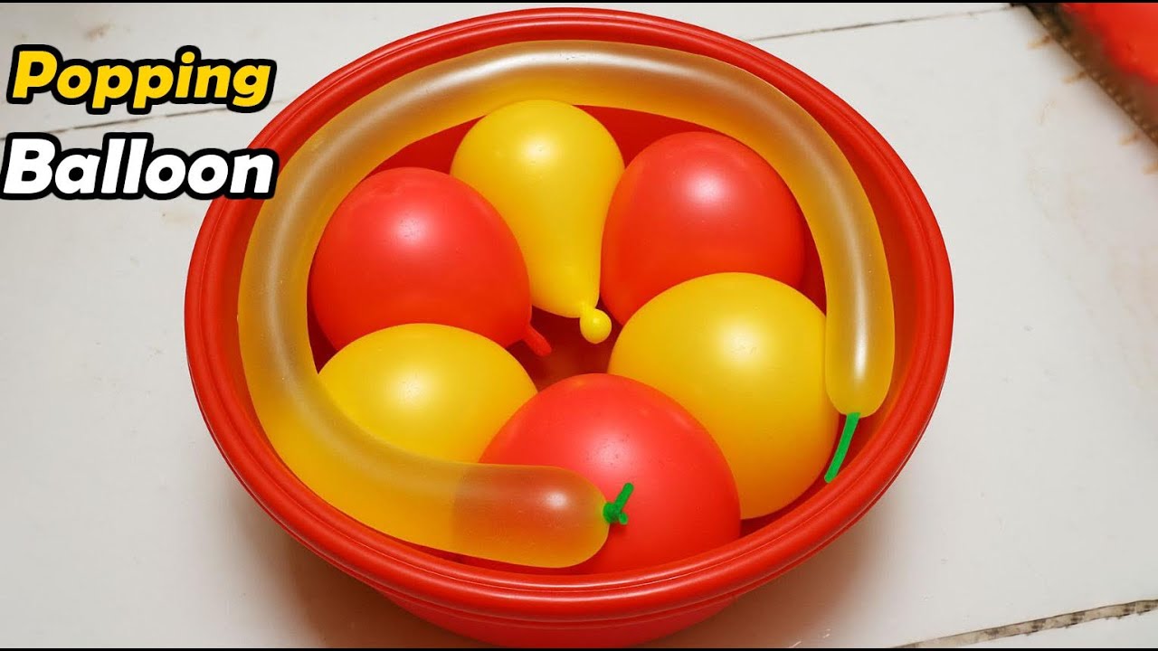 Popping Balloon | Pop Colorful Water Balloons - Fun Water Balloon ...