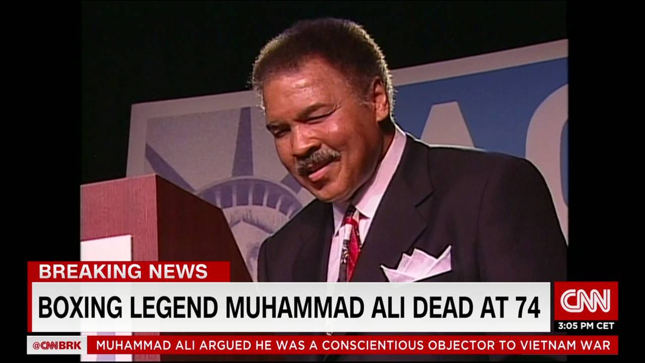 Breaking: Muhammad Ali, the greatest boxer, dead at 74 - YouTube