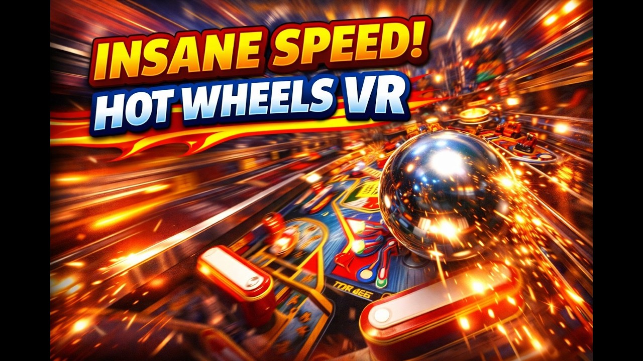Hot Wheels Pinball VR 🔥 Full Table Run | Extreme Speed, Ramps ...