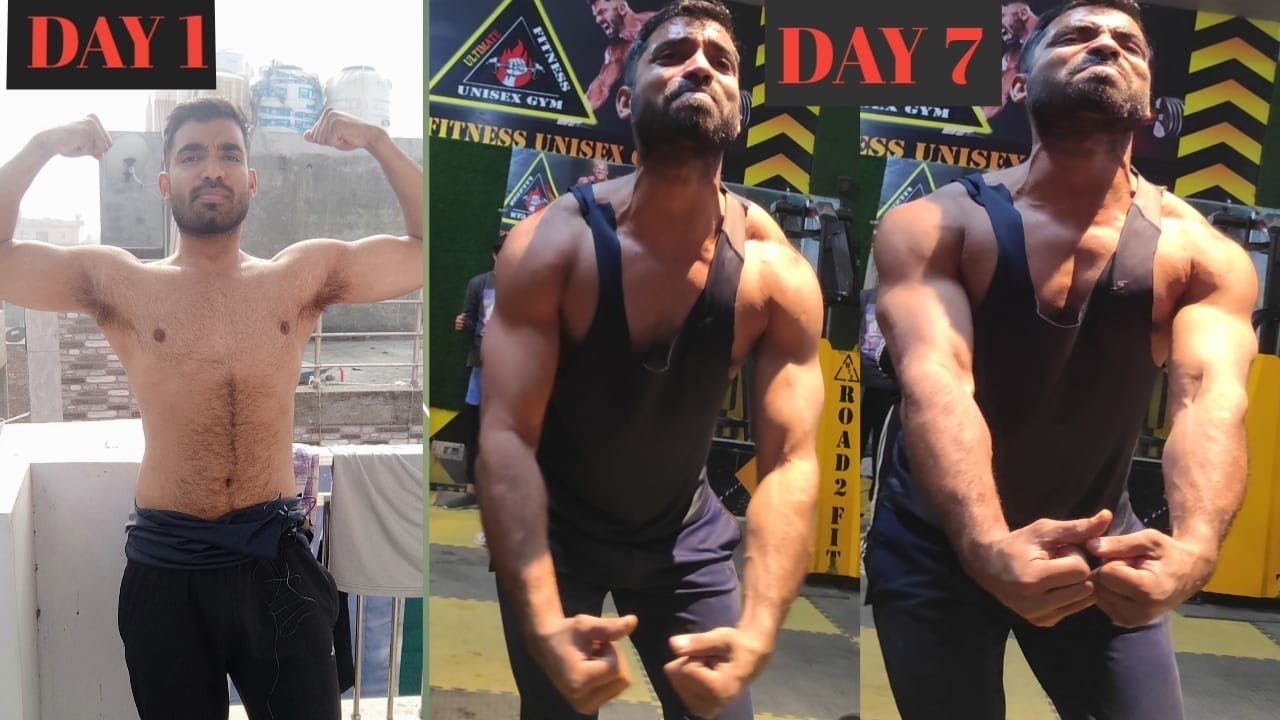 1 Week Natural Body Transformation |Bodybuilding Motivation - YouTube