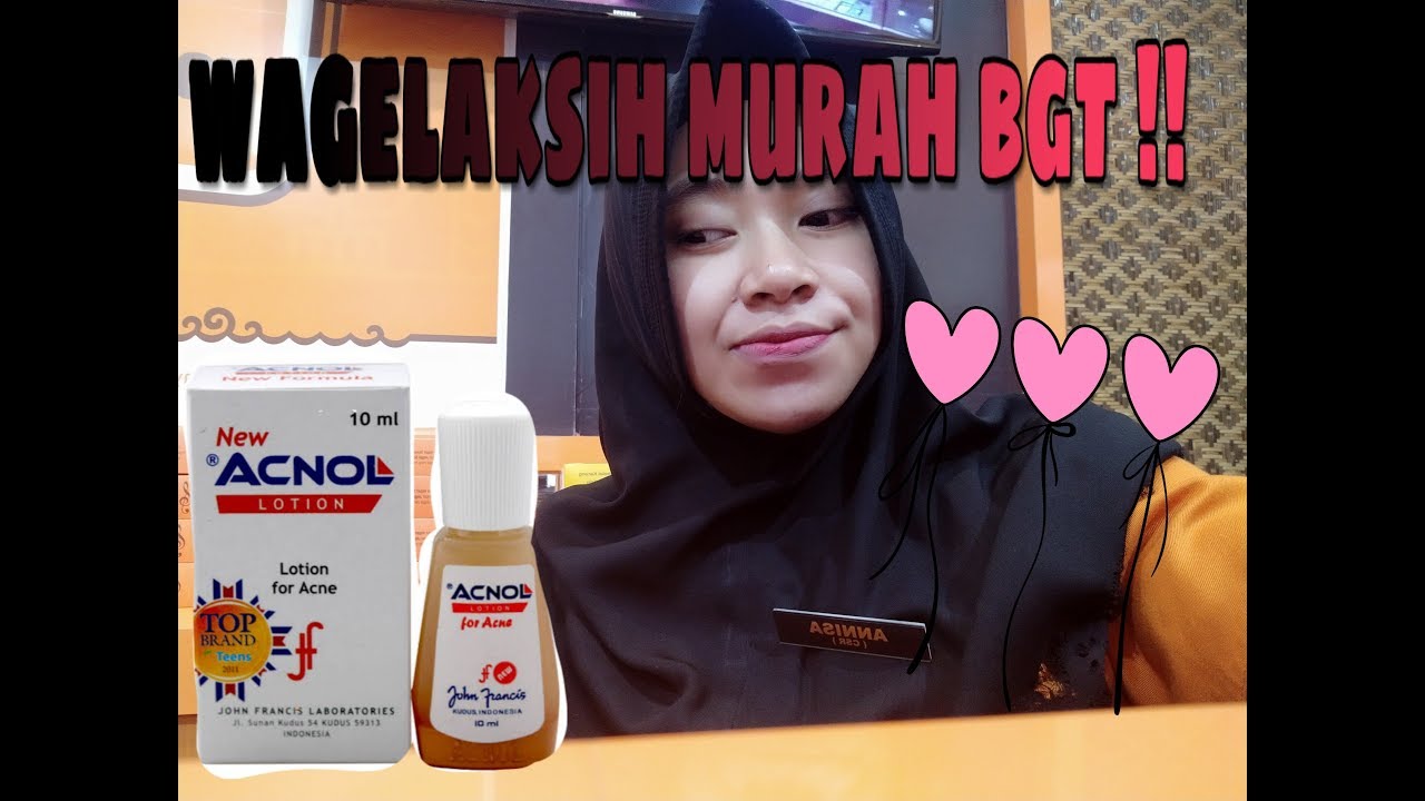 Review ACNOL Lotion !! OBAT JERAWAT TER-AMPUH !! - YouTube