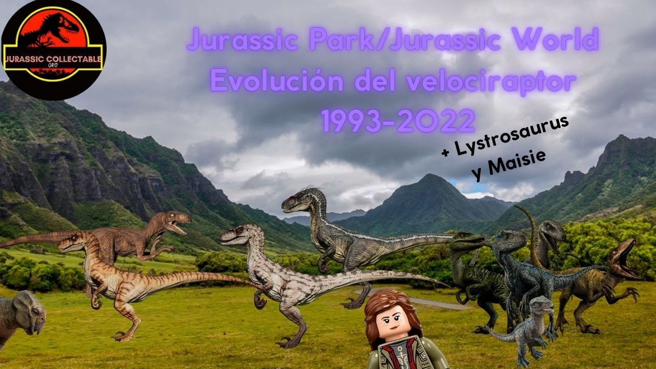 Evolución Del Velociraptor Jurassic Park-Jurassic World (1993-2022) - YouTube
