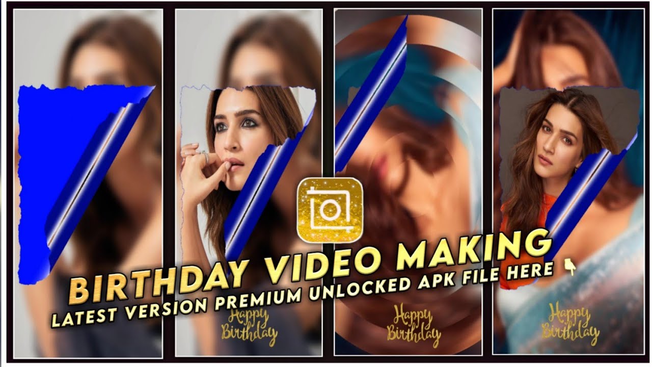 How to birthday video making || Inshot Editor App || Easy Making ...