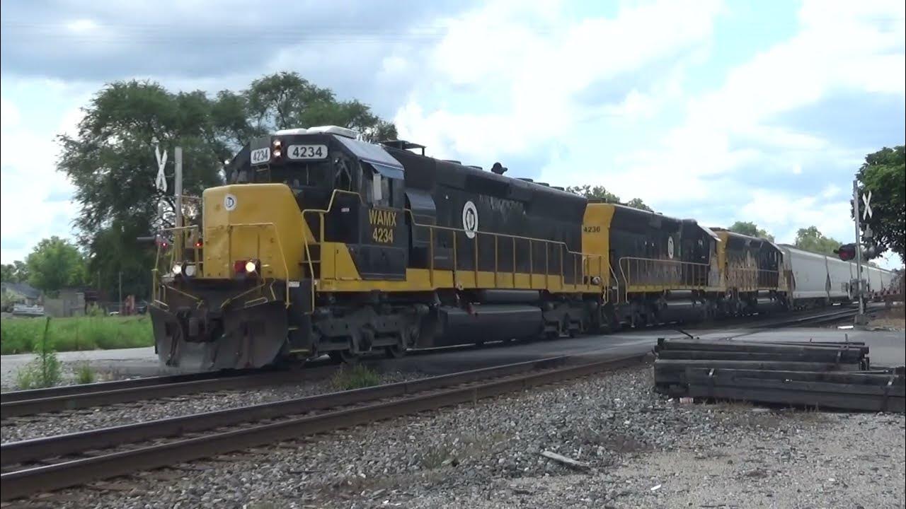 CSX OCS P001 On The CSX St. Louis Line Moving To The CSX CE&D Sub Plus The DREI 8/23/22 - YouTube