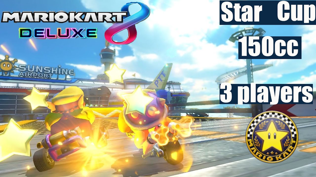 Star Cup 150cc 3 players [Mario Kart 8 Deluxe] [#51] - YouTube