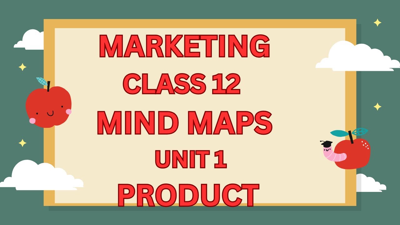 MARKETING | CLASS 12 | Mind maps of Unit 1 Product #mindmaps #marketing ...