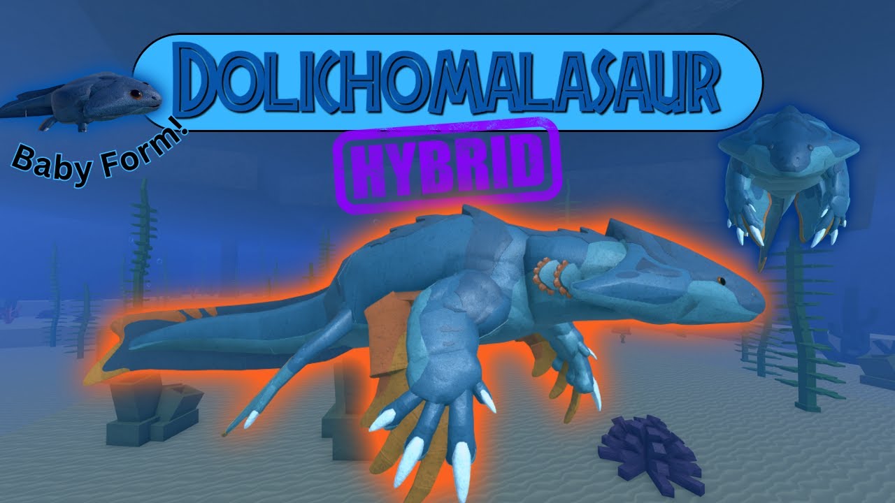 Dinosaur Simulator 2024 - Dolichomalosaurus Showcase (Hybrid) - Roblox ...