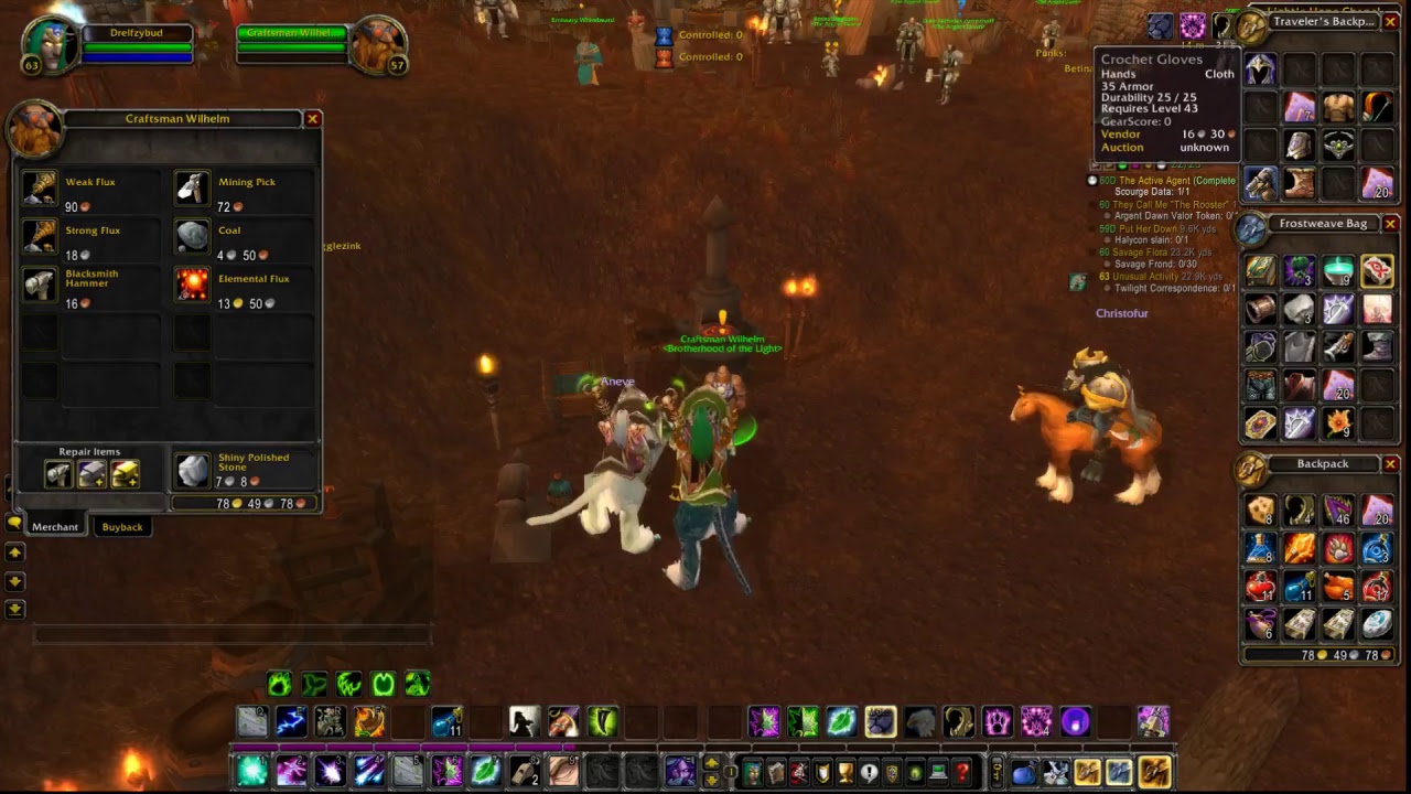 Balance Druid does Stratholme Undead Side | WOW Wrath of the Lich King ...