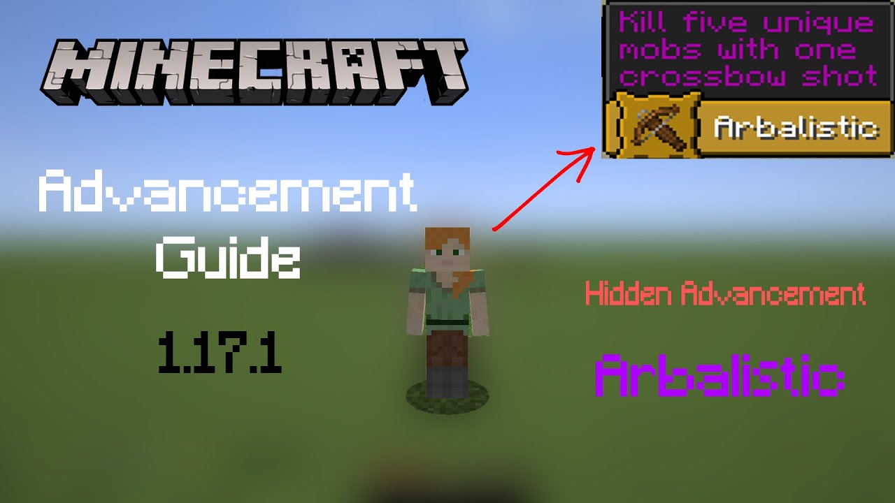 Minecraft 1.17.1 Arbalistic Advancement Guide - YouTube