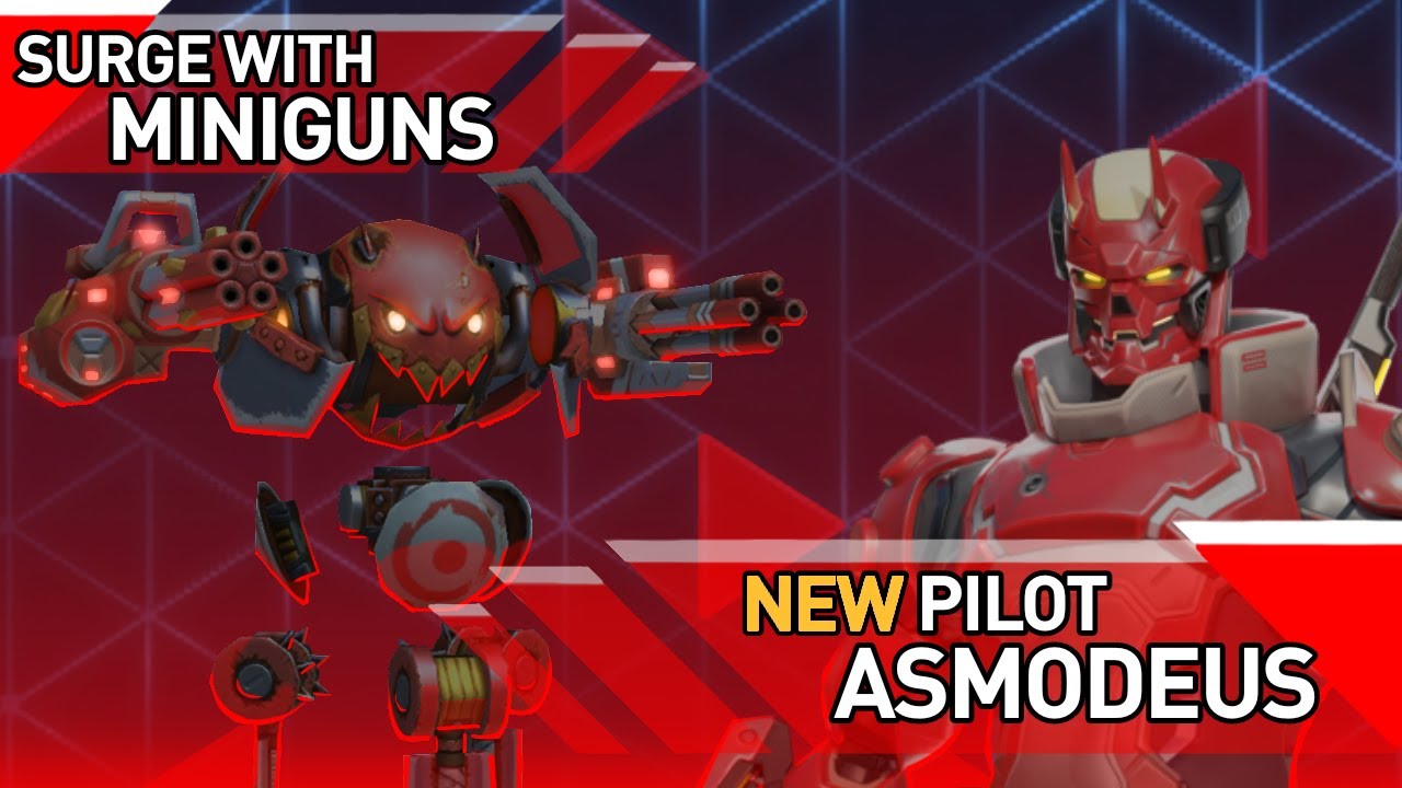NEW Asmodeus Pilot • Redd | Mech Arena Gameplays - YouTube
