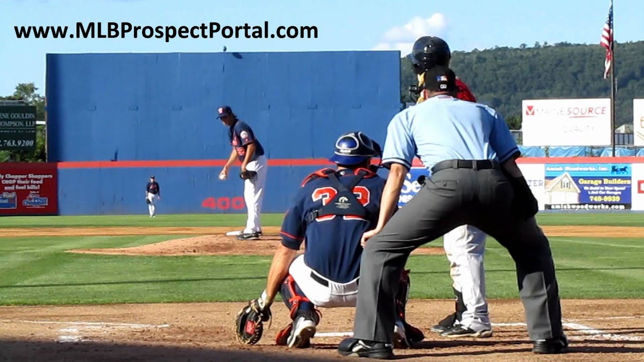 Mets RHP Brandon Moore strikes out Blue Jays OF Anthony Gose, OF Justin ...