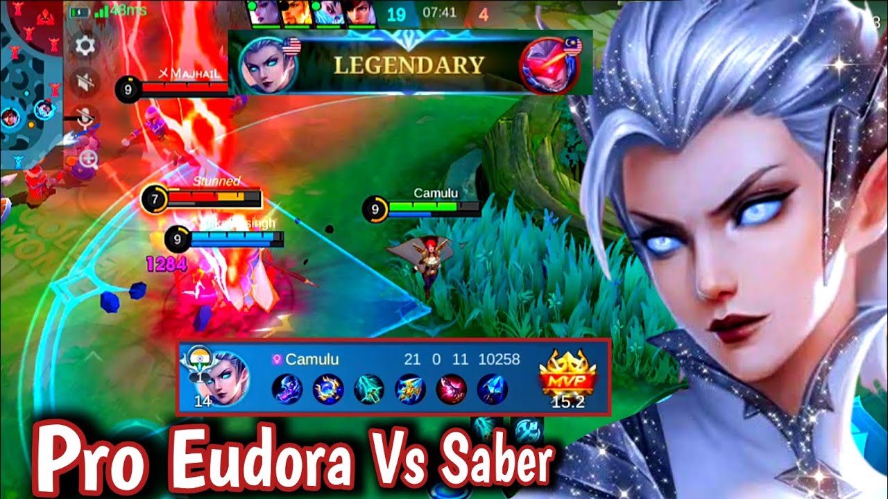 Pro Eudora Vs Valir : Enemy Saber Challenge Wrong Eudora Then This Happened - Mlbb Eudora skill ...