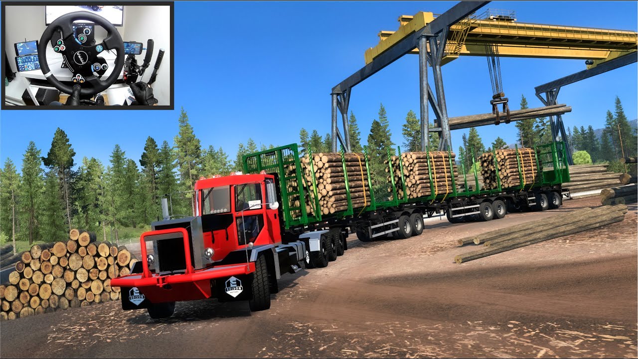Epic Triple Trailer Logging with the Edison L Series - American Truck ...