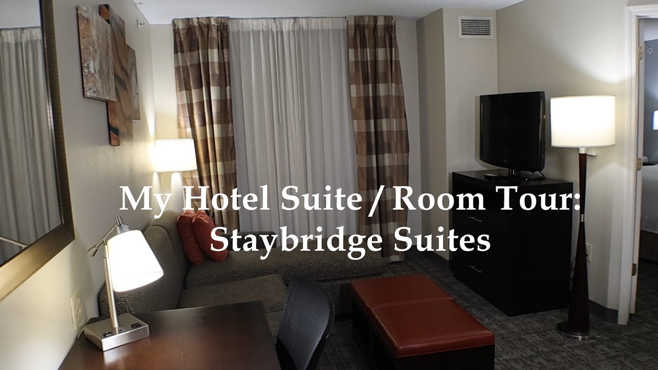 My Hotel Suite / Room Tour: Staybridge Suites - YouTube
