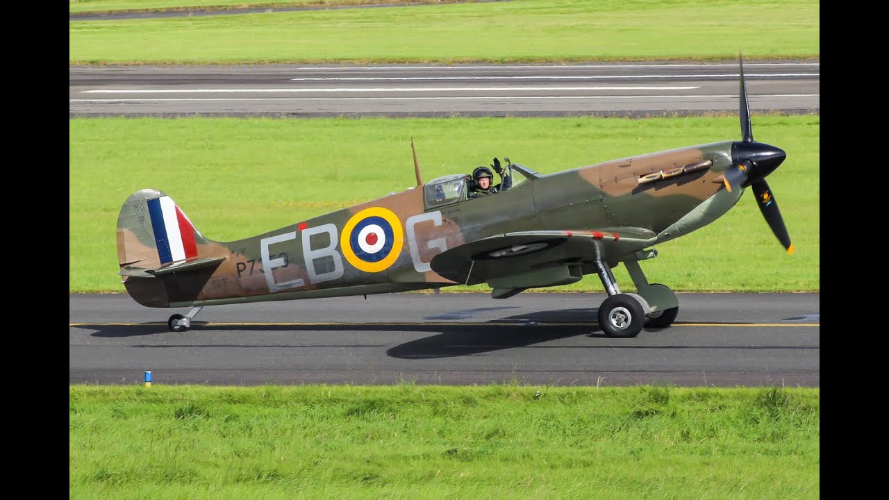 Spitfire P7350 EB-G металлическая модель - YouTube