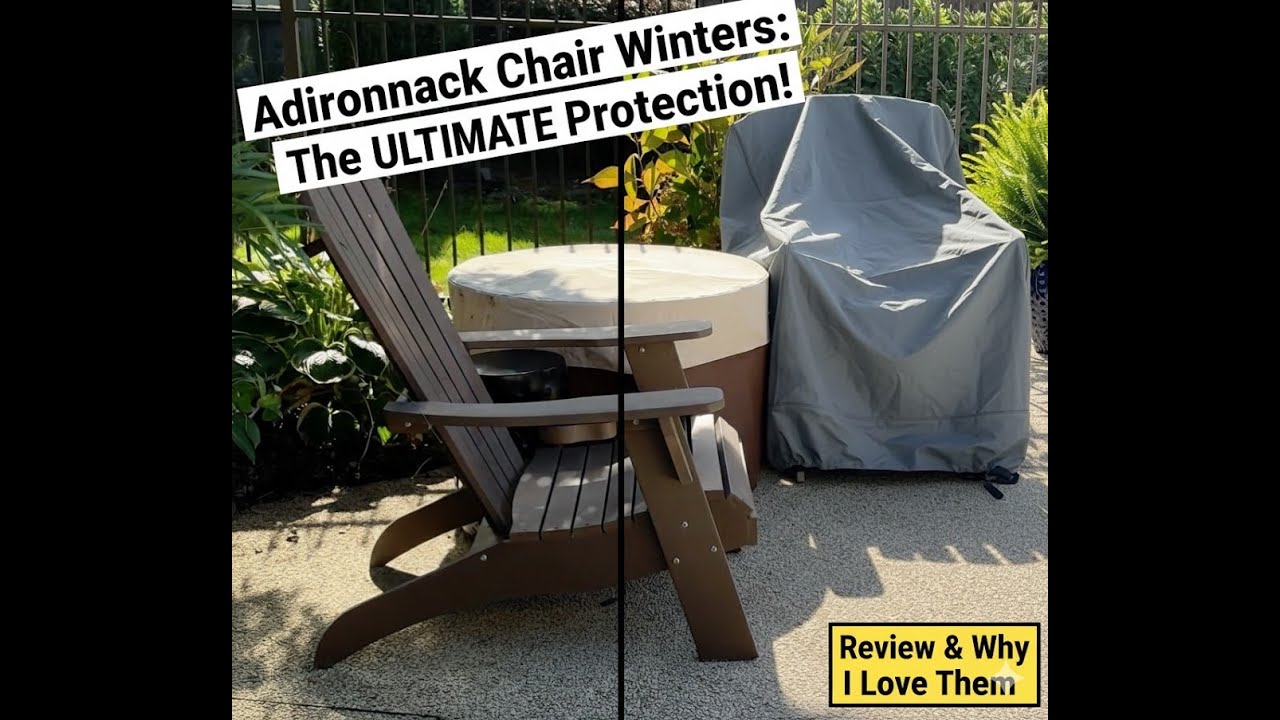 Adirondack Chair Winter Covers: The ULTIMATE Protection! (Review & Why ...