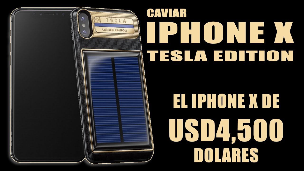 IPHONE TESLA EDITION, EL SMARTPHONE DE USD$4,500 DOLARES - YouTube