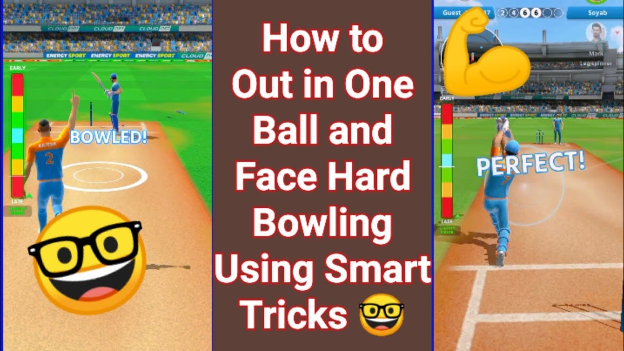 How to 😱 Out in One Ball and Face Hard Bowling in Cricket League Game ...