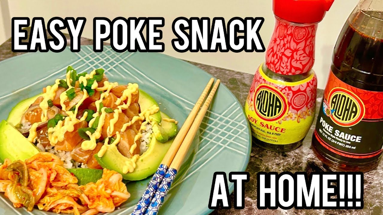 Must Try Poke at Home with Aloha Shoyu Poke Sauce! - YouTube