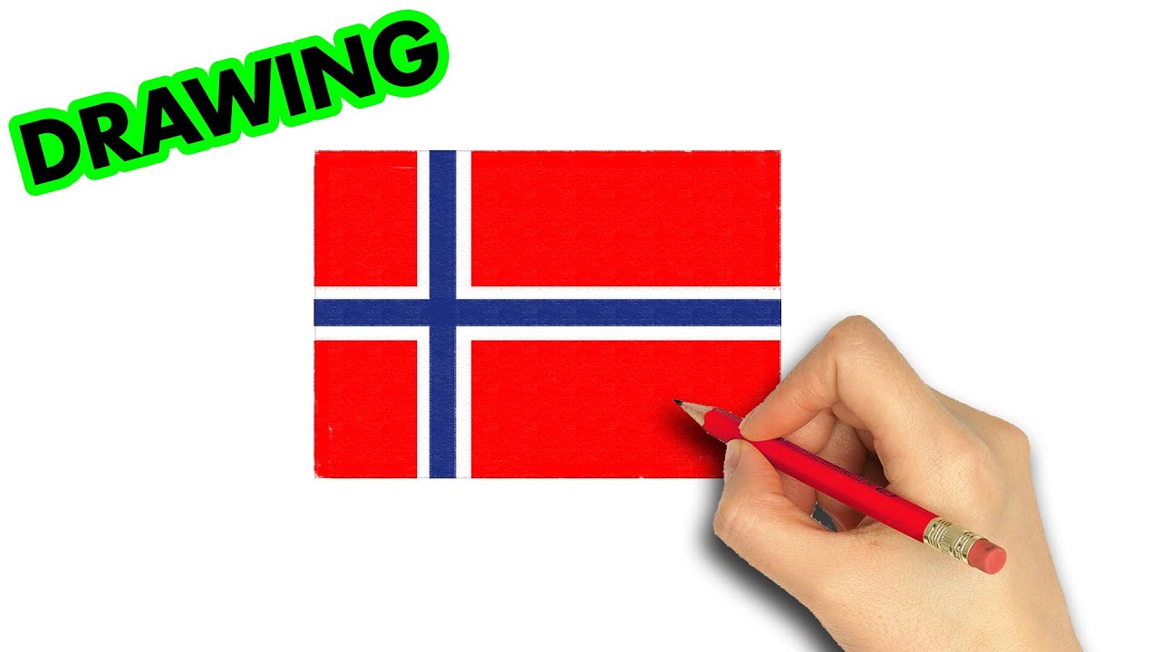 how to draw Svalbard flag | Art Therapy - YouTube