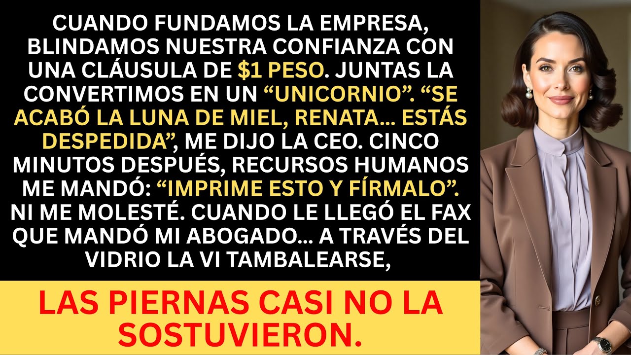 La CEO me despidió… así que recompré la empresa por $1 peso. - YouTube