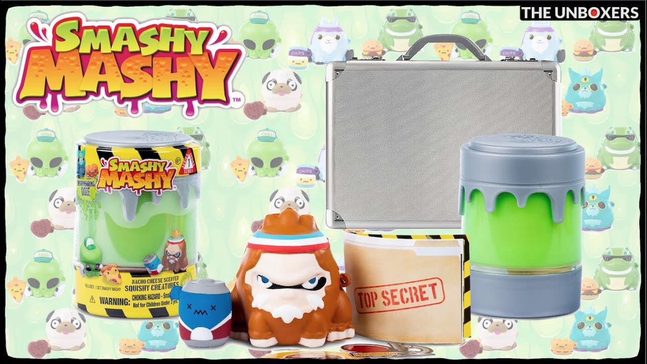 Smashy Mashy Series 1 Top Secret Unboxing - YouTube