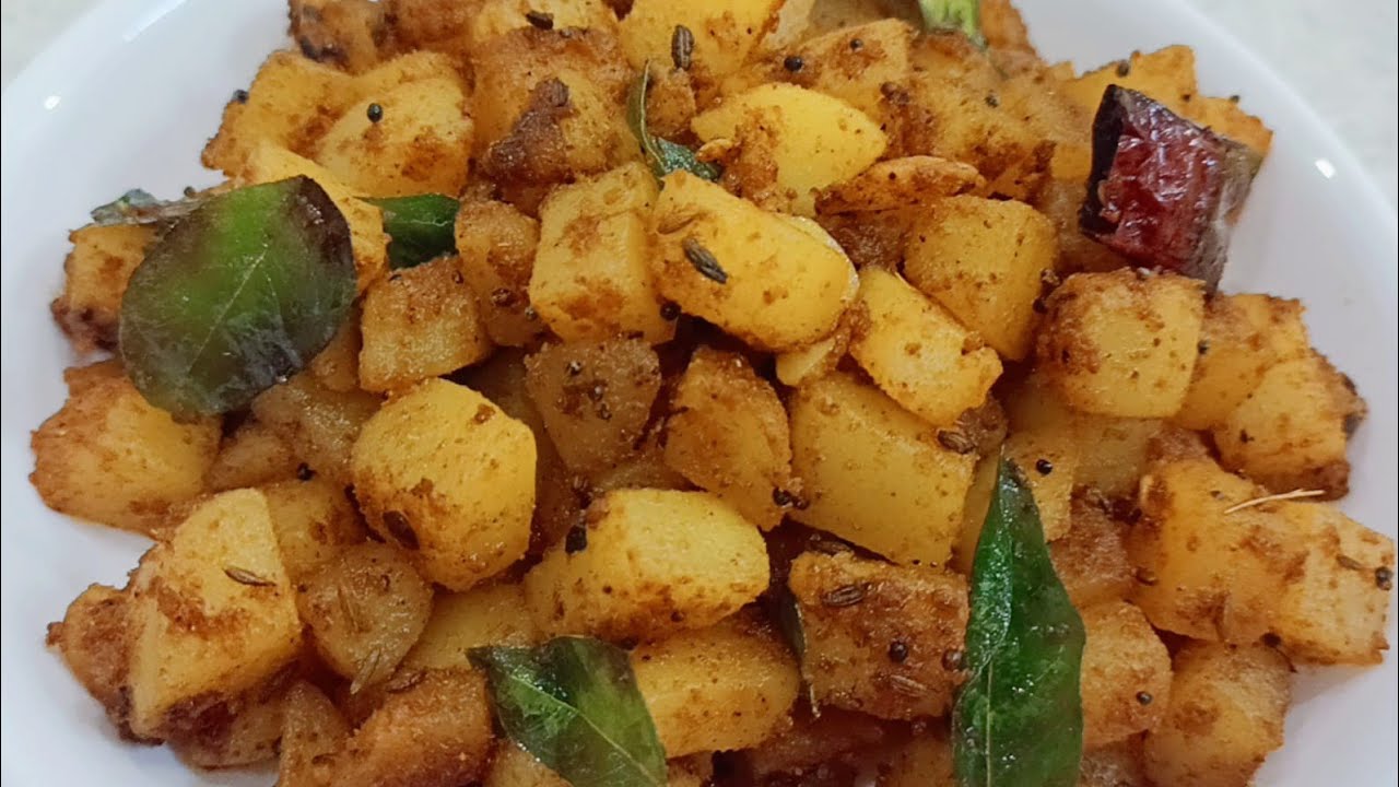 Aloo Fry 😋👌|| No Deep Fry || Crispy Aloo Fry || Aloo Fry In Teugu ...