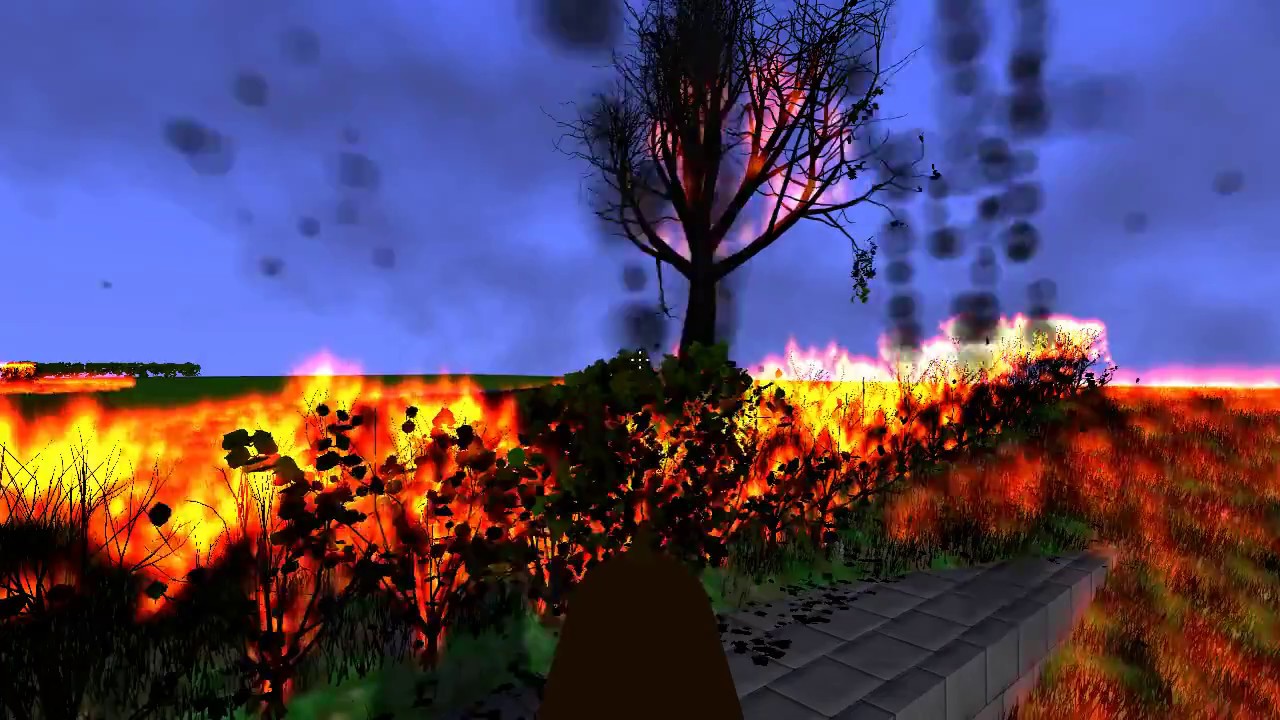 Grass and Tree Fire Simulation - YouTube