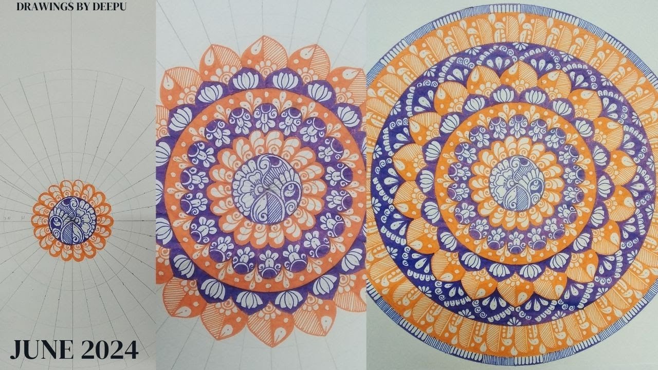 Mandala Art | Colorful Mandala| June 2024 | #mandala #mandalaart #june ...