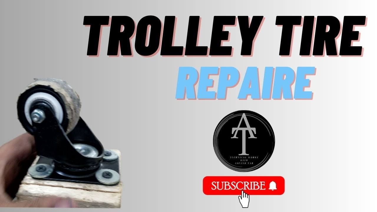 how to repair trolley wheels | trolley wheel repair | trolley bag ka ...
