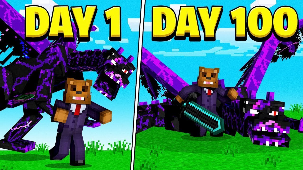 I Survived 100 Days Of Darkness In Minecraft Hardcore - YouTube