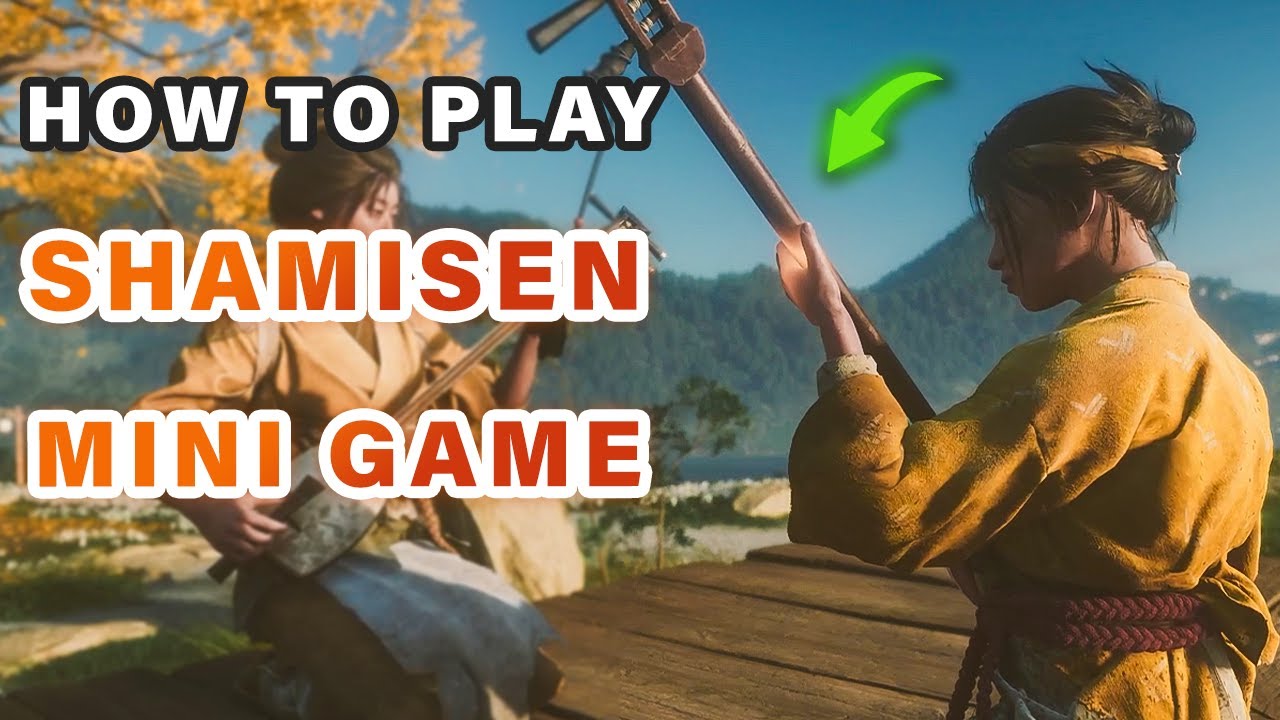 How to Play the Shamisen Guitar Mini Game | Practice Shamisen with your ...