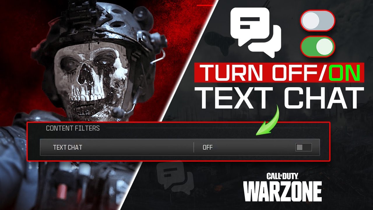 How to Turn On/Off Text Chat in COD Warzone 3.0 | Enable and Disable ...