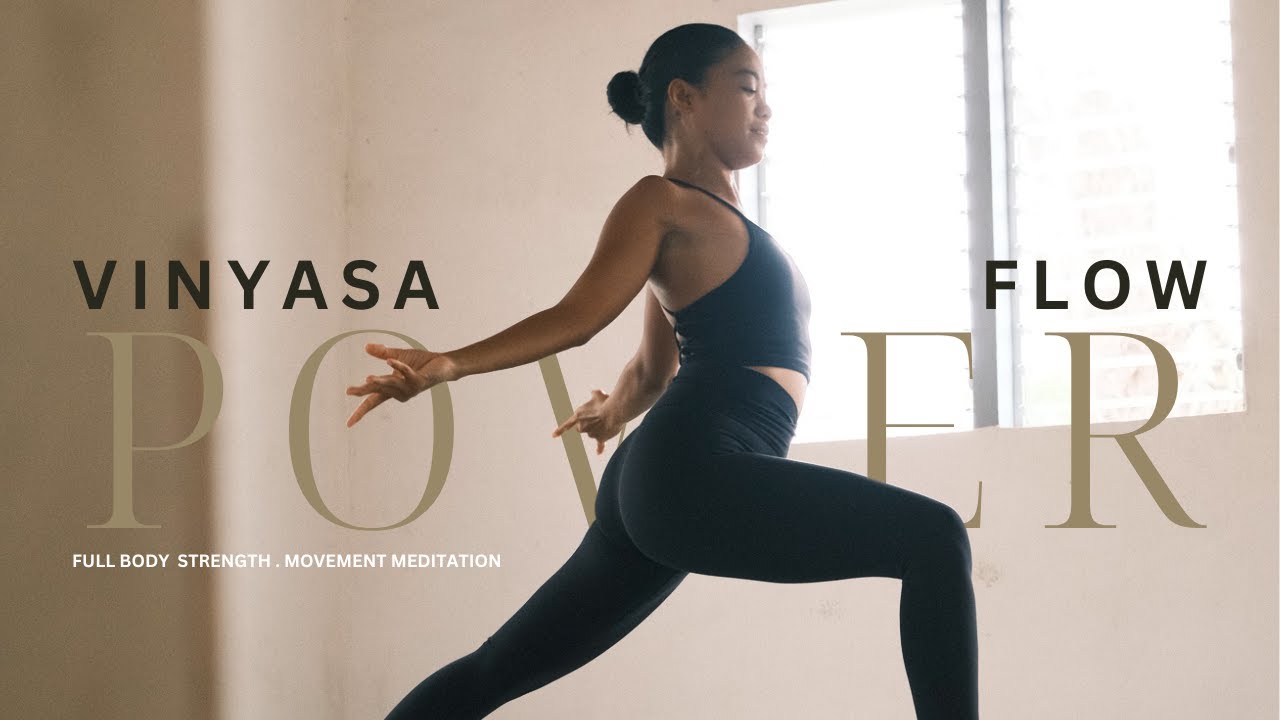 40 Minutes Power Full Body Playful Transitions Flow - YouTube