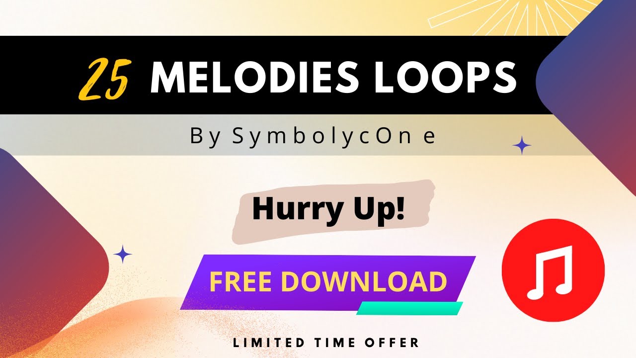 25 Melody Loops | Free Download | FREE Sample Pack by SymbolycOne (S1 ...