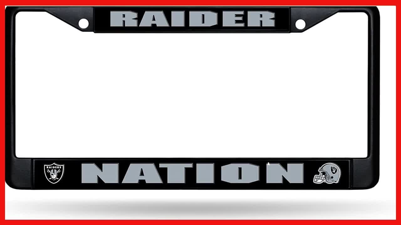 Rico Industries NFL Las Vegas Raiders Standard Chrome License Plate ...