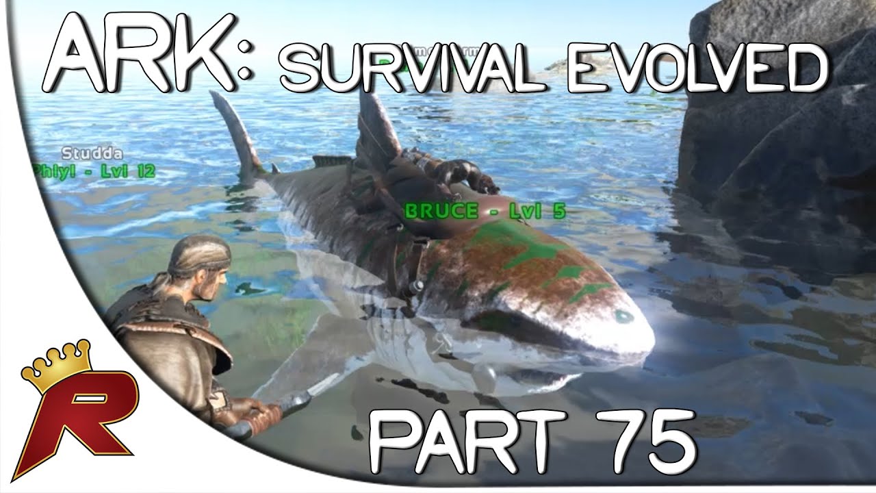 Ark: Survival Evolved Gameplay - Part 75: "Our First Megalodon ...