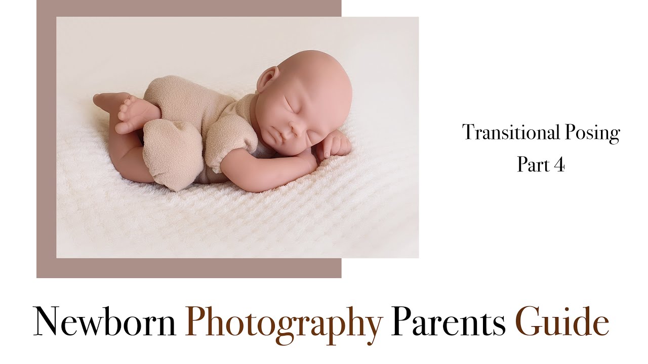 Newborn Photography Transitional Posing, Pose 4 Transition to the tummy 'Bum up' - YouTube