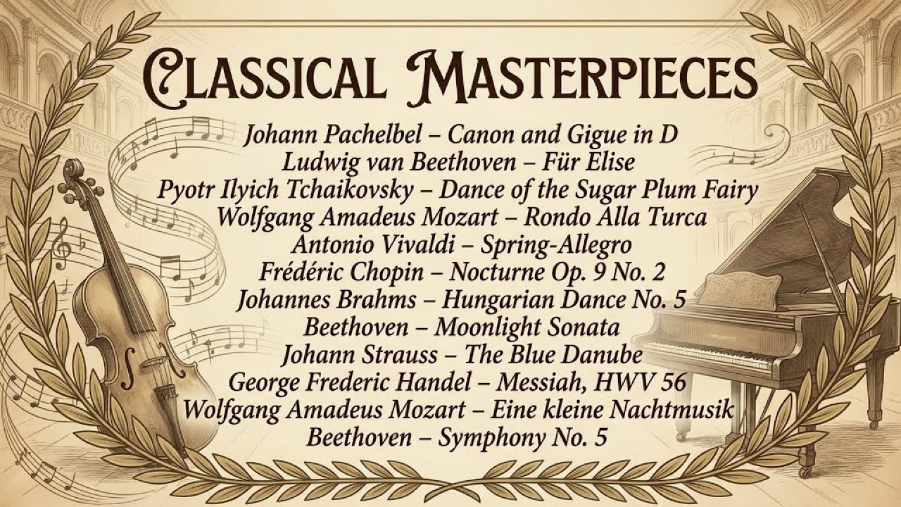 Classical Masterpieces Collection – Relaxing & Inspirational ...