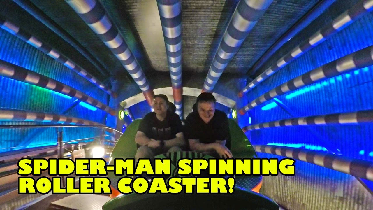 Spider-Man Doc Ock's Revenge Spinning Roller Coaster Front Seat POV IMG ...