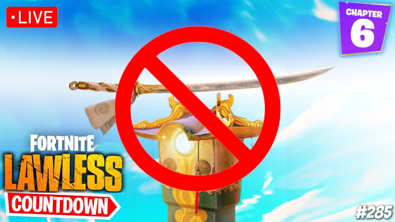 CHAPTER 6 SEASON 2 FORTNITE COUNTDOWN -🔴LIVE - YouTube