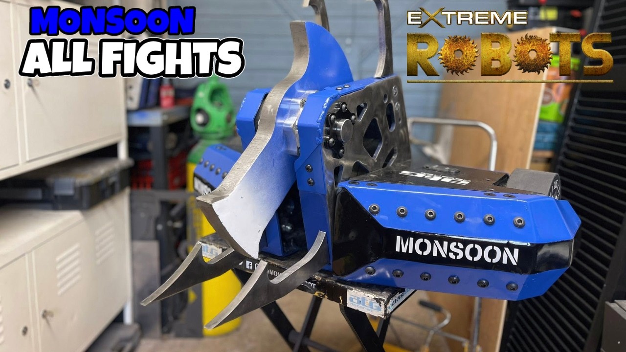 Monsoon - All Fights - Extreme Robots 2025 - YouTube