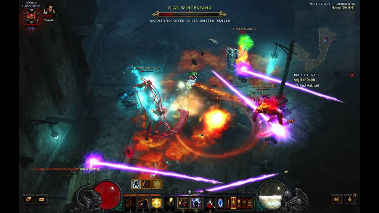 Diablo 3 RoS Rare Monsters - Death Maiden - YouTube