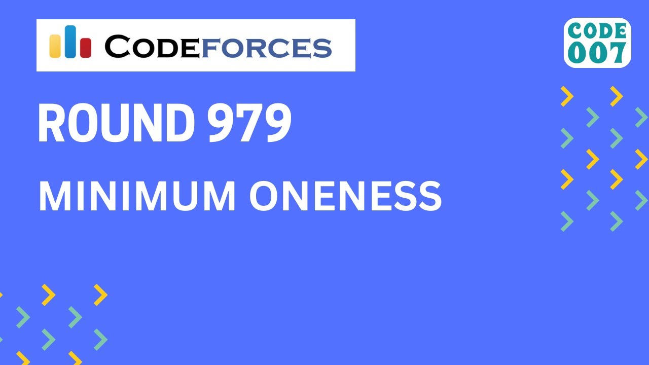 Codeforces Round 979 Problem B Minimum Oneness Solution Explained 4363