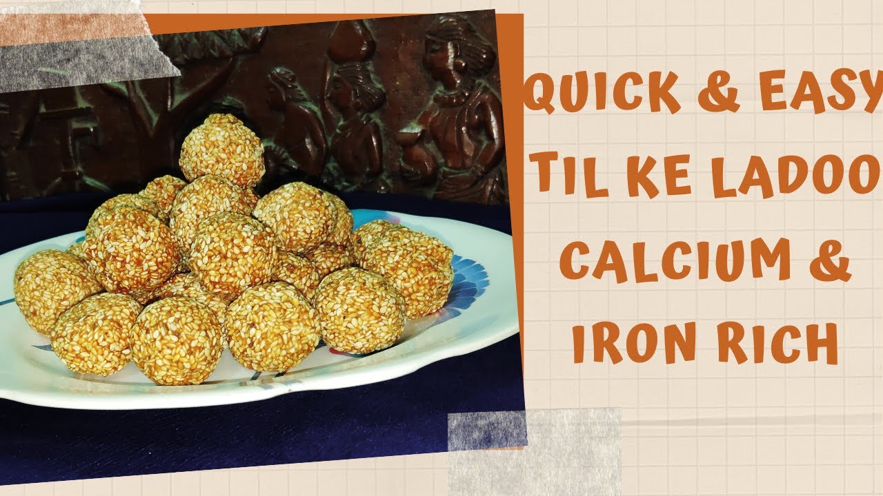 TIL KE LADOO||HEALTHY LADOO|| QUICK RECIPE||SESAME LADOO||DIET SWEET ...